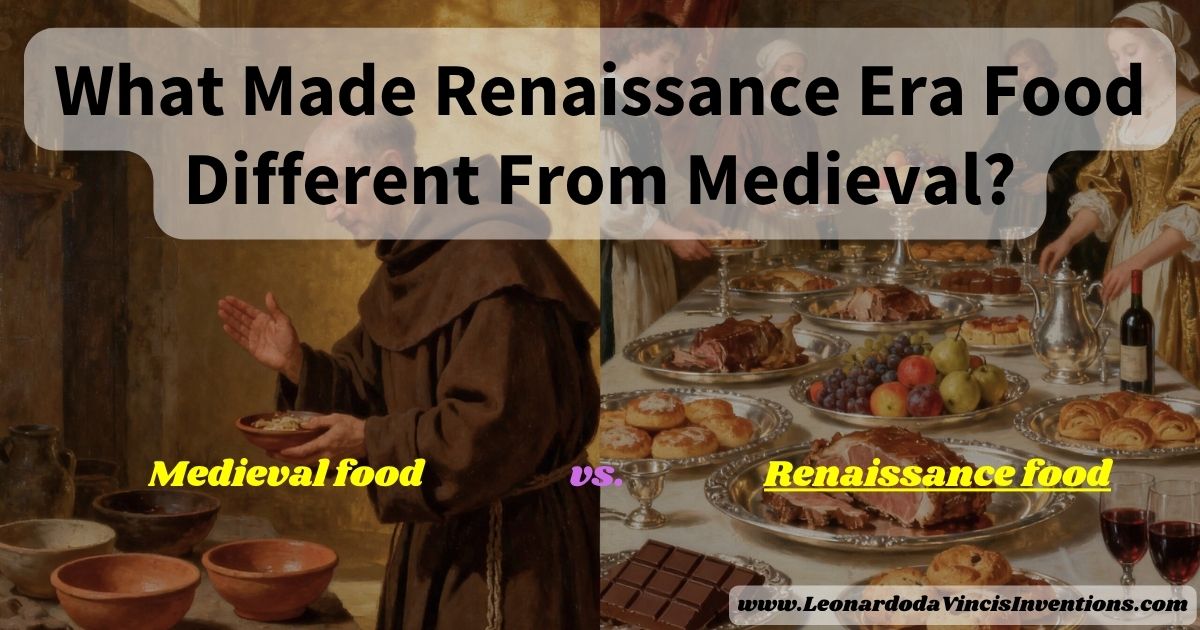 What Made Renaissance Era Food Different From Medieval?