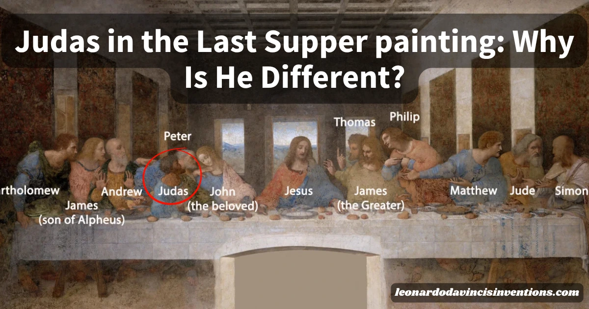Judas in the Last Supper painting: Why Is He Different?